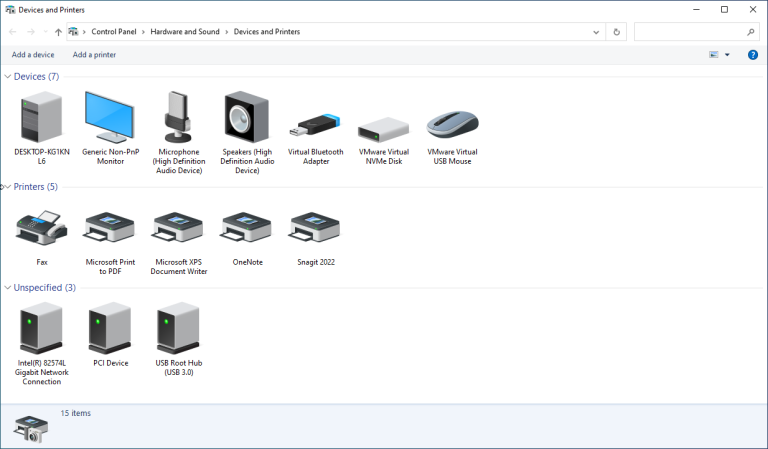 Device and printer windows 11 หายไปไหน? - หจก.เคเอ็มเอส เซอร์วิส